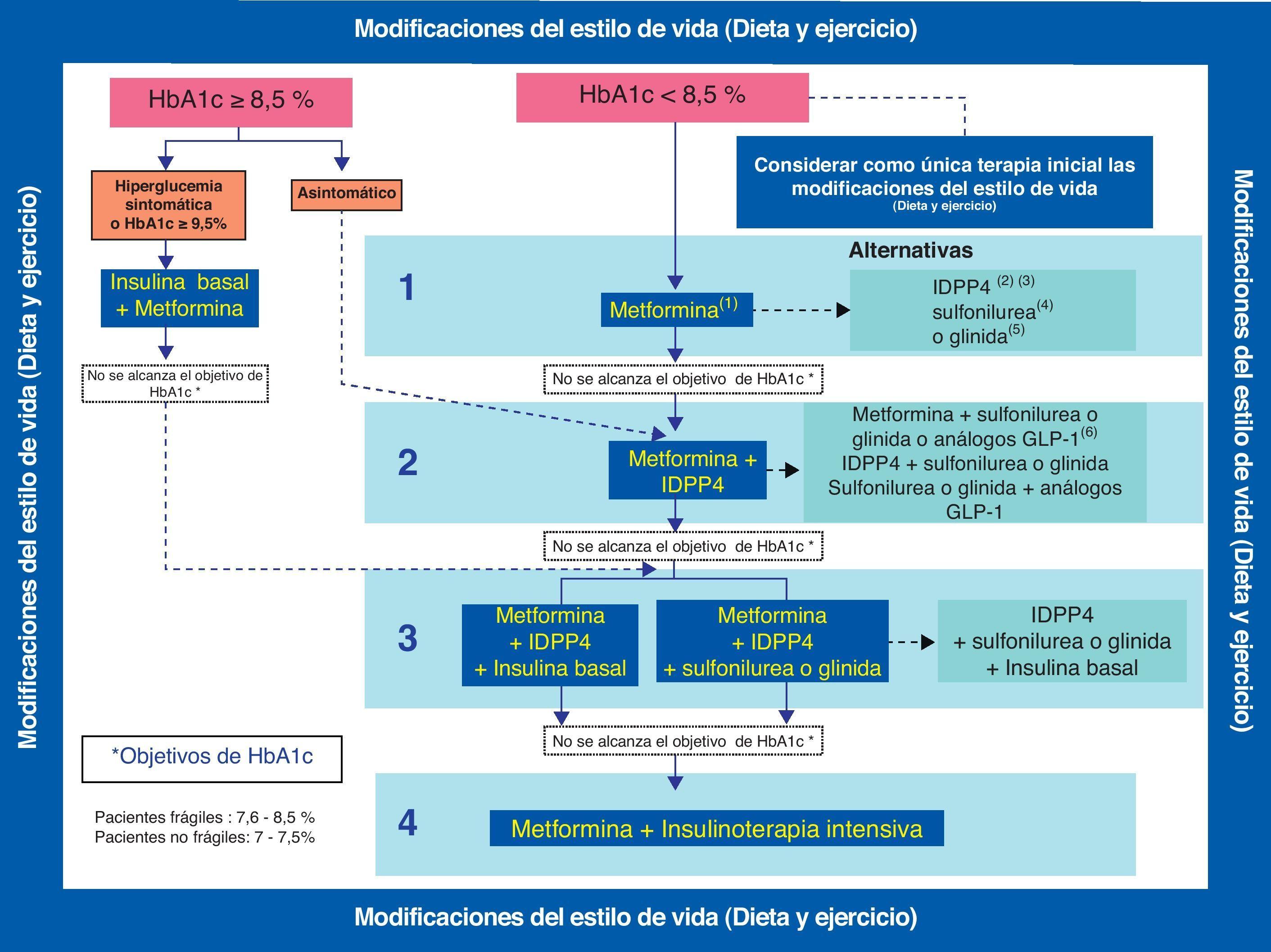 Tratamiento de la diabetes tipo 2 en el paciente anciano | Medicina Clínica