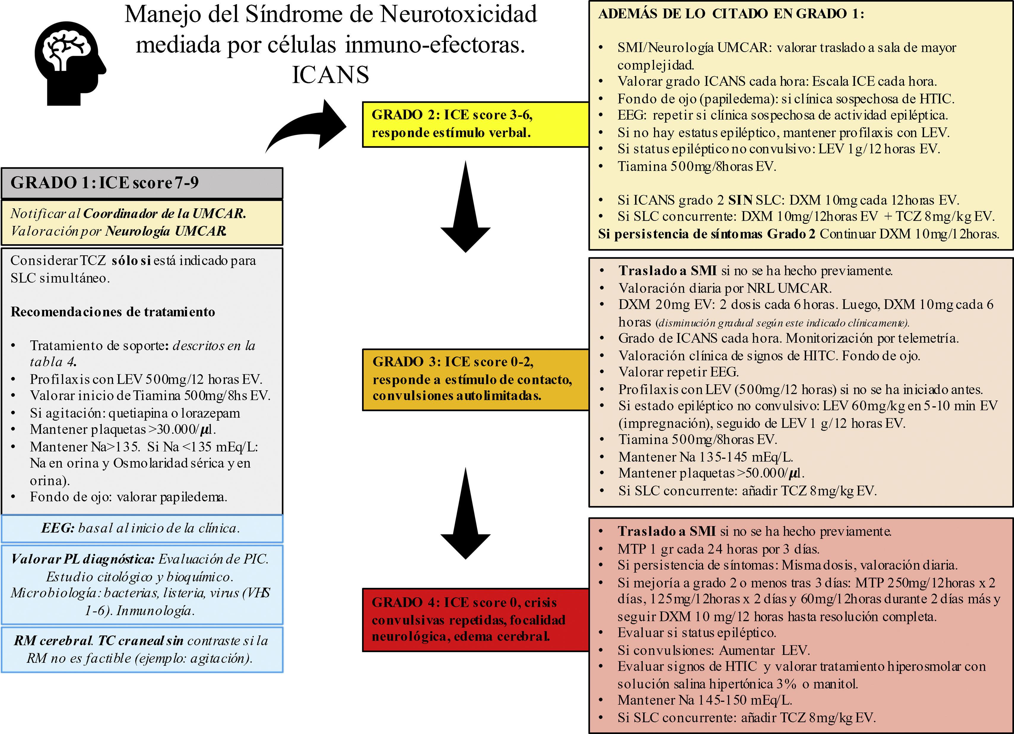 Síndrome de neurotoxicidad asociada a células inmunoefectoras: un ...