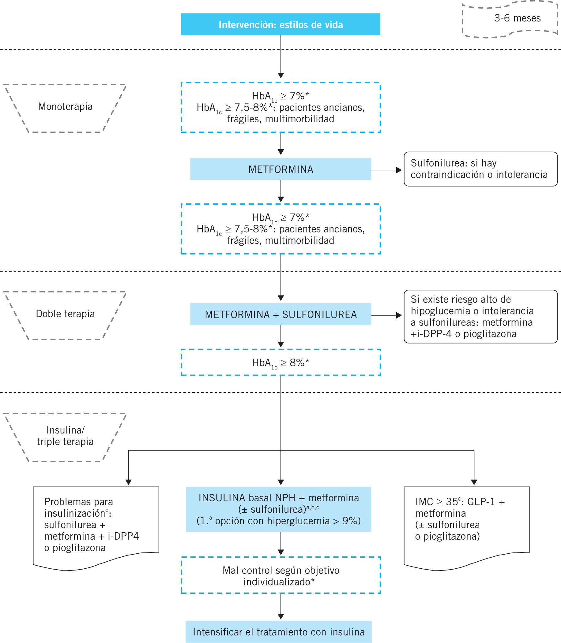 Protocolo sobre manejo de la diabetes mellitus tipo 2 | FMC. Formación ...
