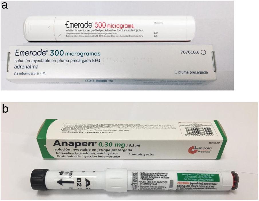 Utilización rápida y segura de los autoinyectores de adrenalina ...