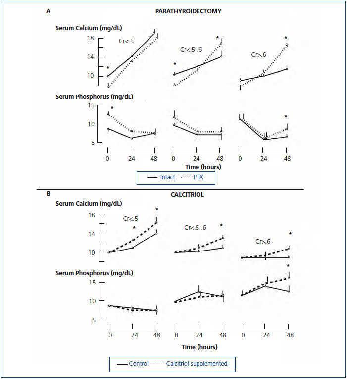 Serum Calcium And Bone Effect Of Pth Phosphate Vitamin D And Uremia