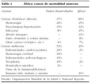 Mortalidad materna en África | Progresos de Obstetricia y Ginecología