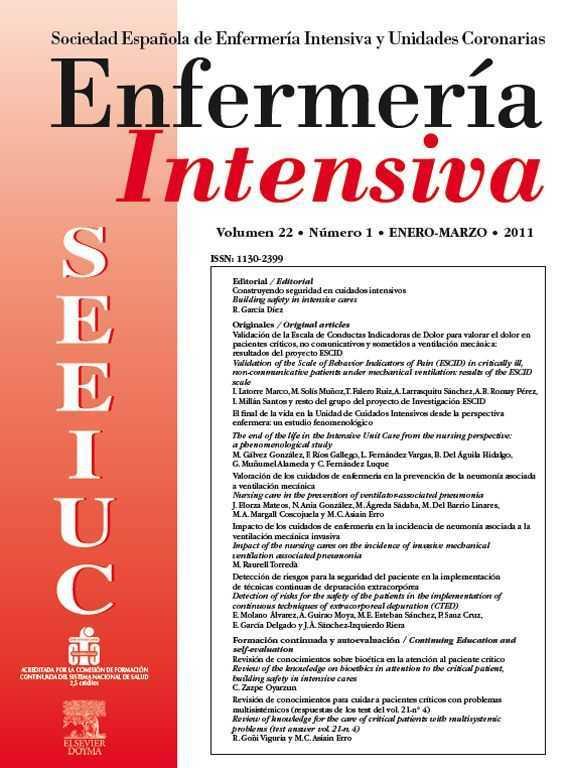 Enfermería Intensiva | Enfermería Intensiva