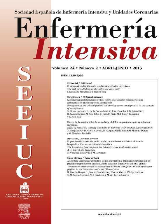 Enfermería Intensiva | Enfermería Intensiva