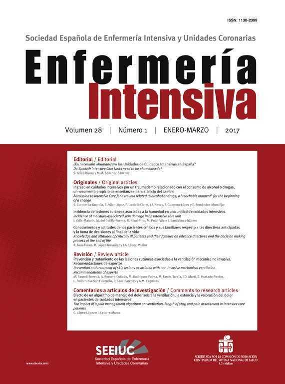Enfermería Intensiva | Enfermería Intensiva