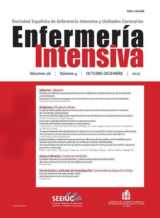 Enfermería Intensiva | Enfermería Intensiva