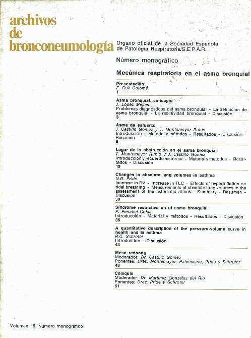 Archivos de Bronconeumología